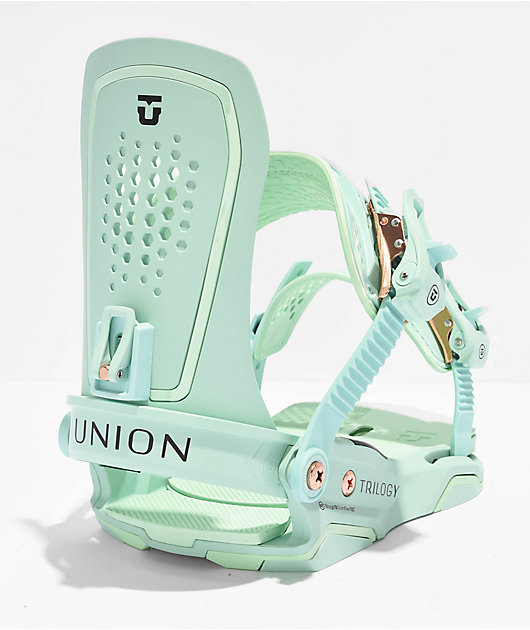Union Women's Trilogy Seafoam Snowboard Bindings 2024 | Zumiez