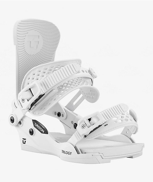 Union Women's Trilogy White Snowboard Bindings 2026 | Zumiez