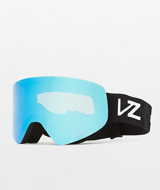 VONZIPPER Encore Black Satin & Stellar Chrome Snowboard Goggles | Zumiez