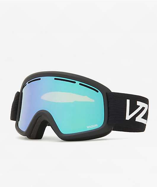 VONZIPPER Trike Black Satin & Stellar Chrome Snowboard Goggles | Zumiez