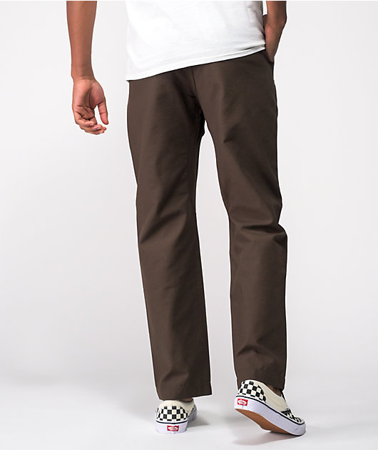 Vans Authentic Glide Pro Brown Chino Pants | Zumiez