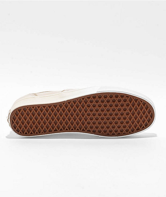 Vans Authentic Silver White & White Skate Shoes | Zumiez