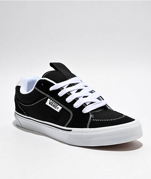 Vans Chukka Push Black & White Skate Shoes | Zumiez