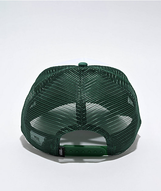 Vans Classic Patch Curved Bill Green & Black Trucker Hat | Zumiez