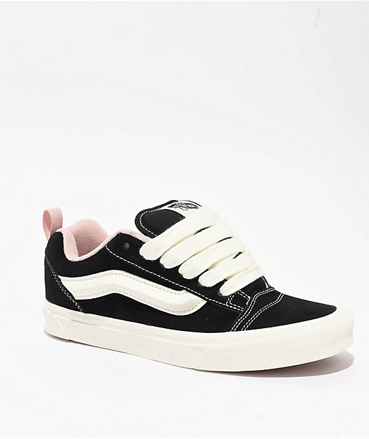 Vans Knu Skool Black & Sepia Rose Skate Shoes | Zumiez