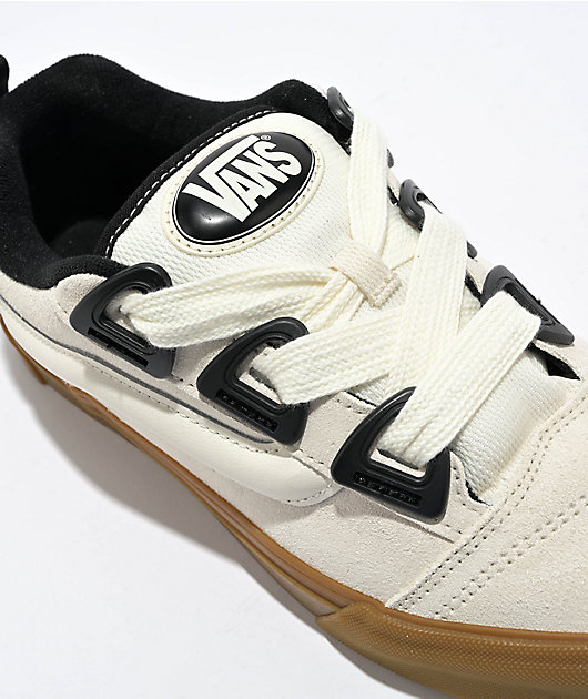 Vans Knu Skool DR Marshmallow & Gum Skate Shoes | Zumiez