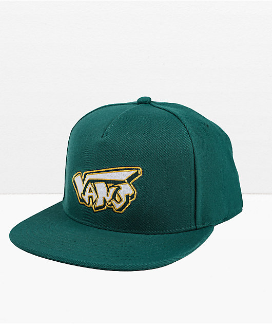 Vans Marview Botanical Green Snapback Hat | Zumiez