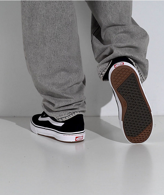 Vans Skate Kyle Walker Black & White Skate Shoes | Zumiez