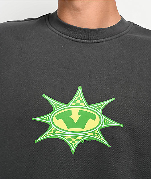 Vans Star Checker Black Crewneck Sweatshirt | Zumiez