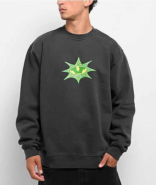Vans Star Checker Black Crewneck Sweatshirt | Zumiez