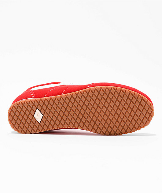 Vans Super Lowpro Racing Red & White Shoes | Zumiez