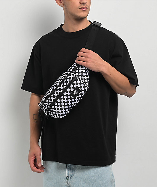 Vans Ward Black & White Checkered Crossbody Bag | Zumiez