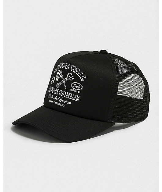 Vans trucker cap black store