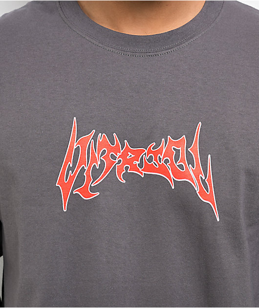 Vitriol Chaos Reign Charcoal Long Sleeve T-Shirt | Zumiez