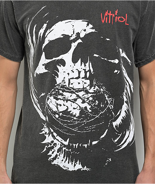 Vitriol Desecration Black Wash T-Shirt | Zumiez