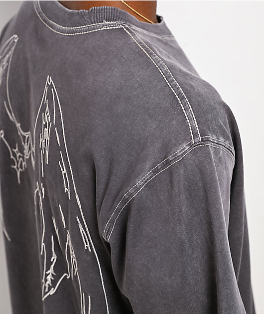 Vitriol Freak Boy Grey Wash T=Shirt | Zumiez