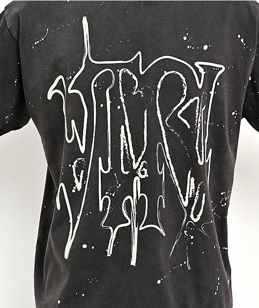 Vitriol From Ash Black Wash T-Shirt | Zumiez