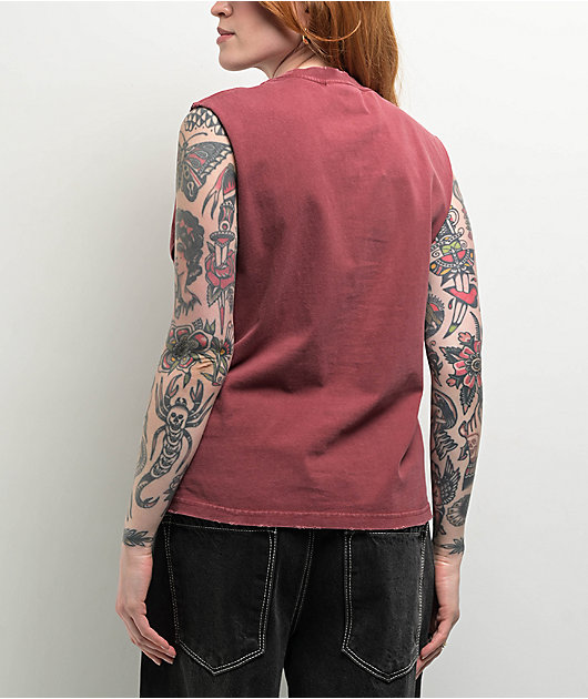 Vitriol Mateo Red Wash Tank Top | Zumiez