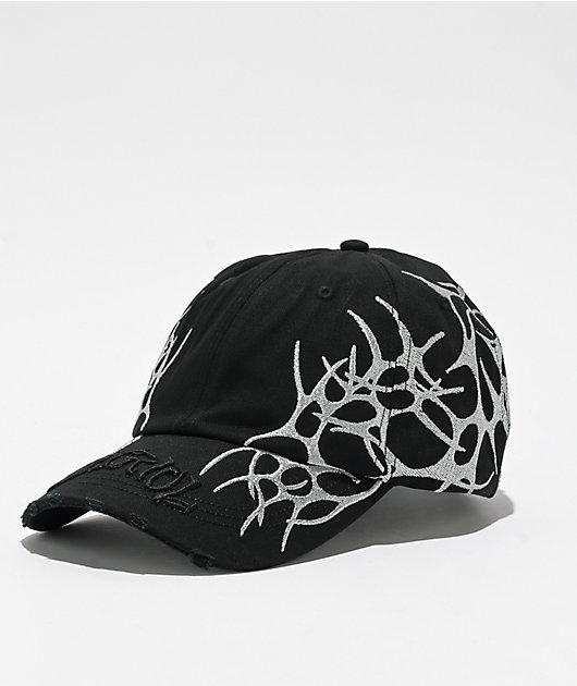 Vitriol Metal Dove Black Strapback Hat | Zumiez