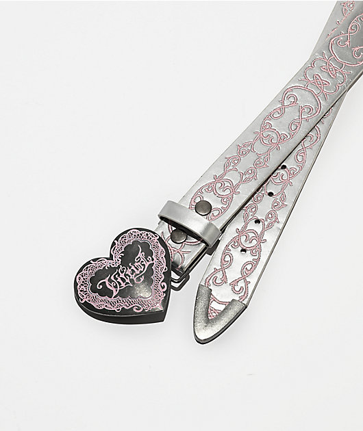 Vitriol Metal Lace Silver Belt | Zumiez