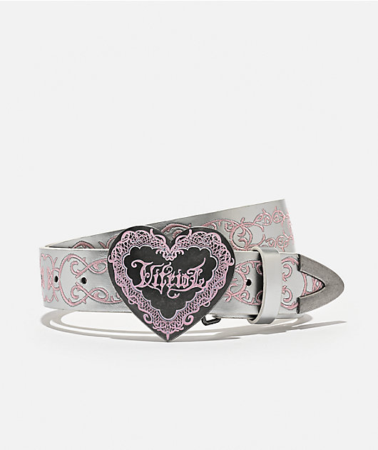 Vitriol Metal Lace Silver Belt | Zumiez