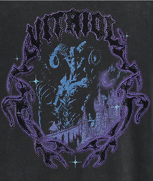 Vitriol Moonlight Stone Black Wash Boxy T-Shirt | Zumiez