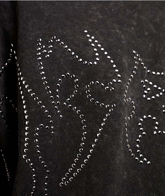 Vitriol Nail Head Black Wash Boxy T-Shirt | Zumiez