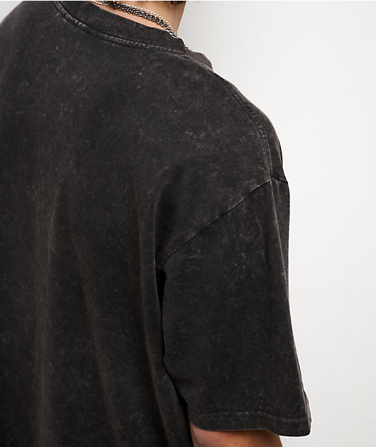 Vitriol Nail Head Black Wash Boxy T-Shirt | Zumiez