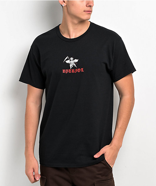 Vitriol Reaper Cherub Black T-Shirt | Zumiez