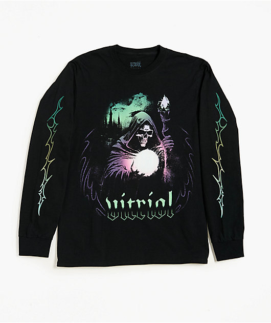 Vitriol Reaper Fantasy Black Long Sleeve T-Shirt | Zumiez