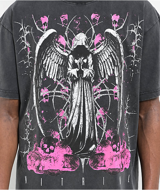 Vitriol Sorrow Black Wash T-Shirt | Zumiez
