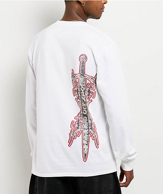 Vitriol Sworn White Long Sleeve T-Shirt | Zumiez