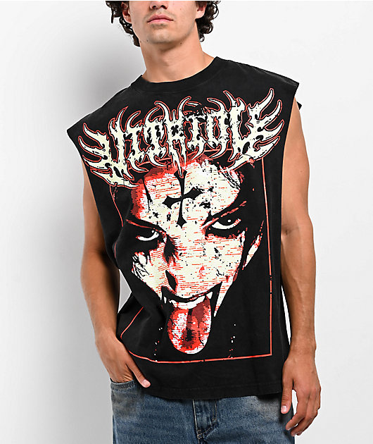 Vitriol Unfazed Black Wash Tank Top | Zumiez