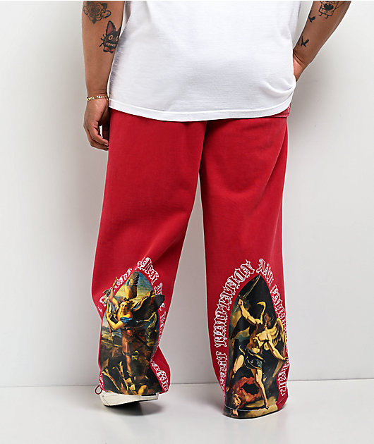 Vitriol Void Arches Red Sweatpants | Zumiez