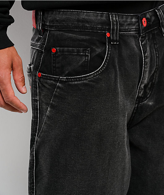 Vitriol Void Brimstone Wash Ultra Wide Canvas Pants | Zumiez