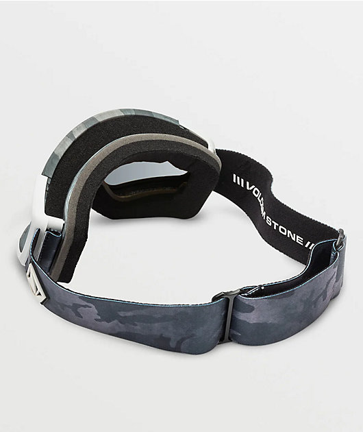 Volcom Attunga Cloudwash Camo & Silver Chrome Snowboard Goggles | Zumiez