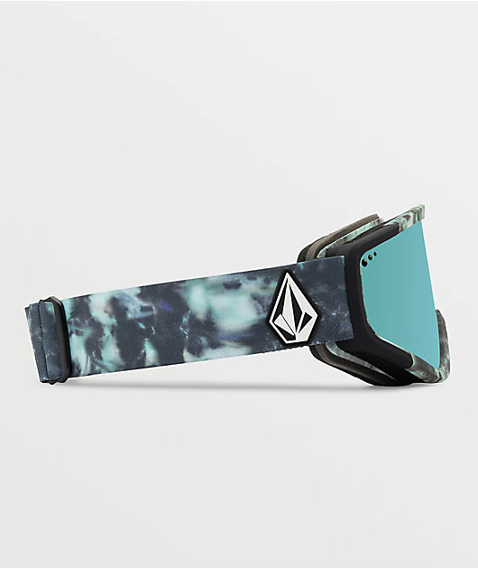 Volcom Attunga Spritz Black & Ice Chrome Snowboard Goggles | Zumiez