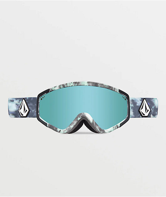 Volcom Attunga Spritz Black & Ice Chrome Snowboard Goggles | Zumiez