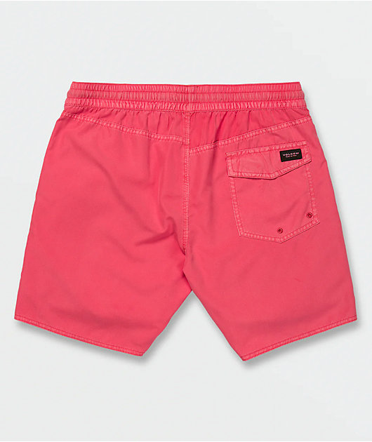 Volcom Center Pink Board Shorts | Zumiez