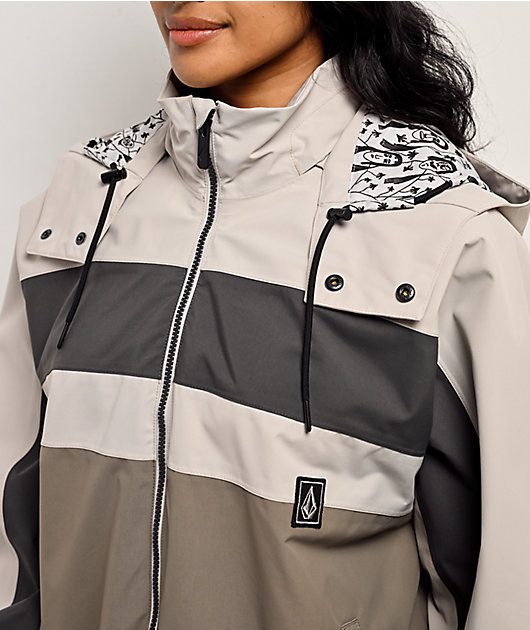 Volcom DLM Natural & Stone 20K Snowboard Jacket | Zumiez