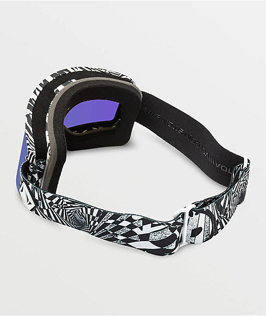 Volcom Garden OP Art & Purple Chrome Snowboard Goggles | Zumiez