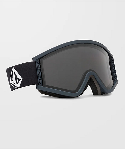 Volcom Hijinx Matte Black Smoke Snowboard Goggles | Zumiez