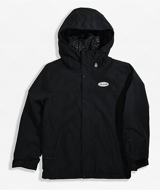 Volcom Kids Stone 91 Black 10K Snowboard Jacket 2023 | Zumiez