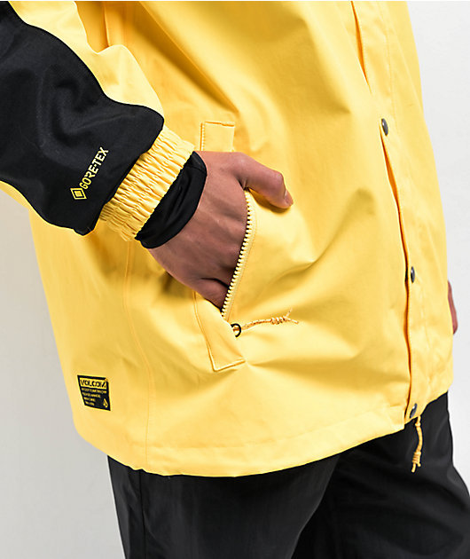 Volcom Longo Yellow Gore-Tex Snowboard Jacket 2024 | Zumiez