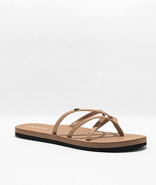 Volcom New School II Natural Sandals | Zumiez