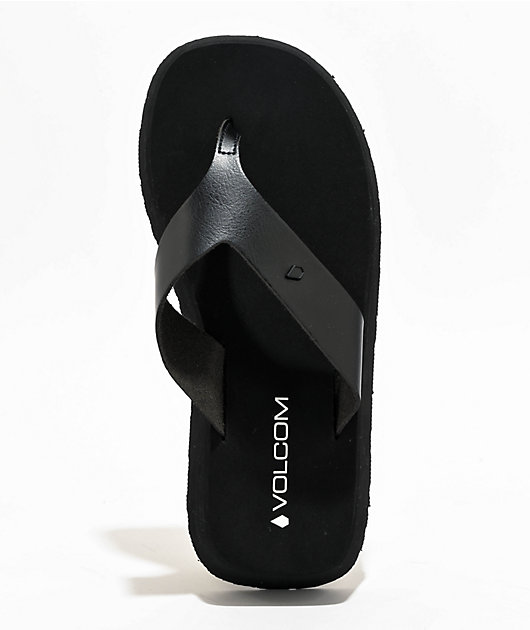 Volcom Not Ur Moms Platform Black Sandals | Zumiez