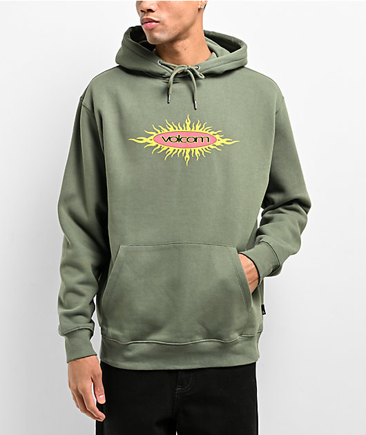 Volcom Nu Sun Green Hoodie | Zumiez