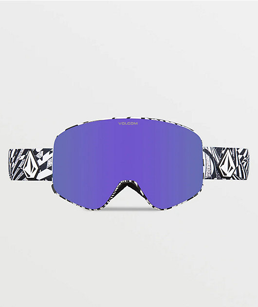 Volcom Odyssey OP Art & Purple Chrome Snowboard Goggles | Zumiez