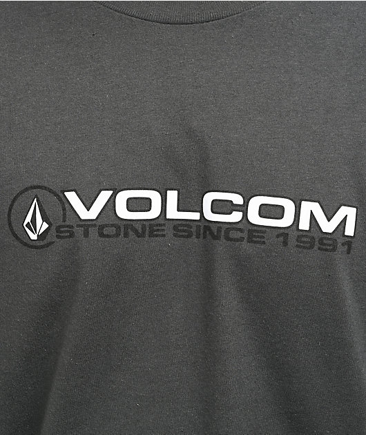 Volcom Radical Charcoal Long Sleeve T-Shirt | Zumiez