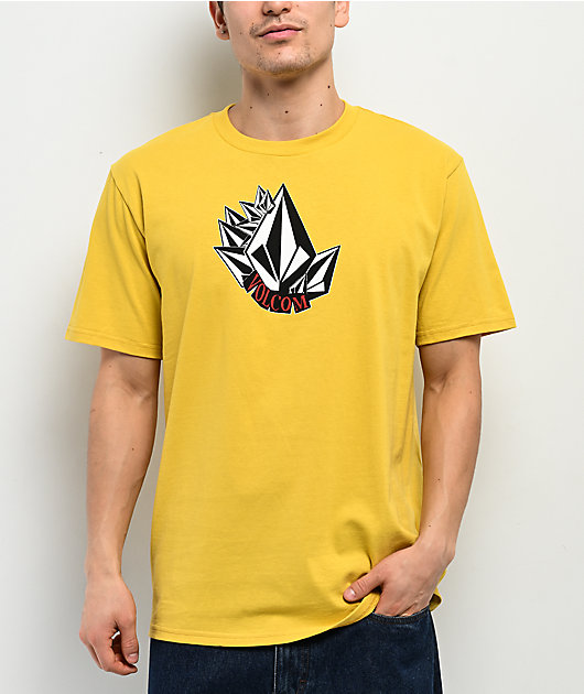 Volcom Shmoot Yellow T-Shirt | Zumiez